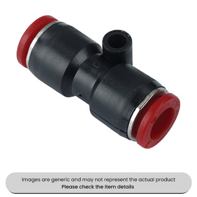 Straight Connectors Plastic Couplings 6MM Pack Qty 5