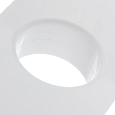 Straight Duct Connector with Flange 100mm / 4" Round PVC Ducting ...