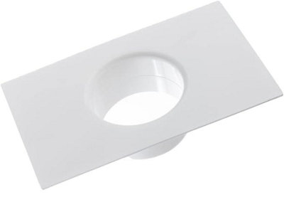 Straight Duct Connector with Flange 100mm / 4" Round PVC Ducting ...