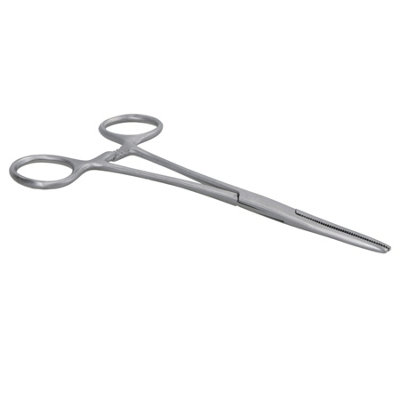Straight Forceps 150mm 6" Stainless Steel Lockable Locking Forceps