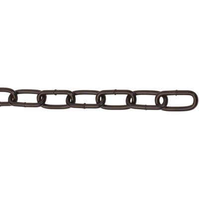 Straight Link Welded Chain 30m Reel 2-6mm Wire Black
