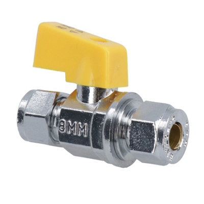 Straight Mini Ball Valve for Water Gas LPG Flow Regulator Compression ...