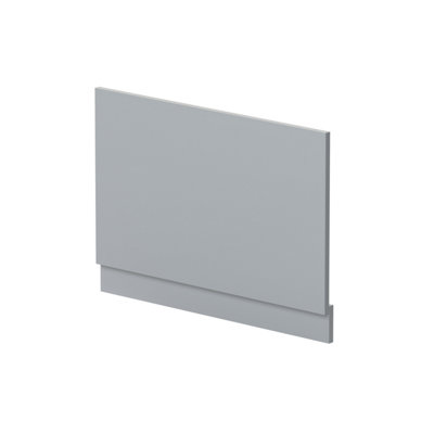 Straight Reversible Bath End Panel & Plinth - 800mm - Satin Grey | DIY ...