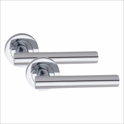 Straight T-Bar Key Lock Door Handle Set Thumbturn and Mortise Lock ...