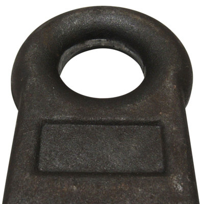 Straight Trailer Hitch Eye Heavy Duty 12" EN16T (112 Ton Weld On High ...