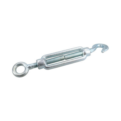 Straining Screw / Turnbuckle Hook to Eye Galvanised Rigging M12 DK63