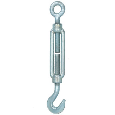Straining Screw / Turnbuckle Hook to Eye Galvanised Rigging M16 DK64