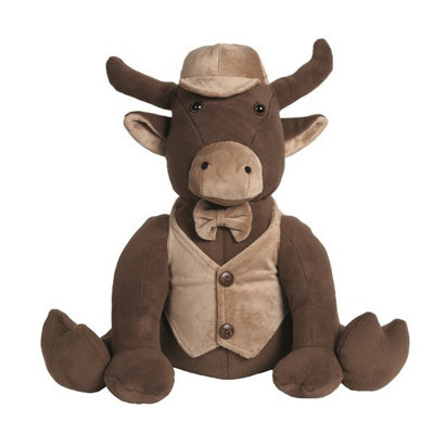 Straits Bull Brown Decorative Door Stop
