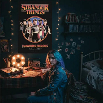 Stranger Things Hawkins Heroes 61 x 91.5cm Maxi Poster