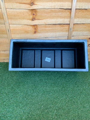 Strata 60cm Brick Effect Trough GN576-PEW-ST Grey Trough