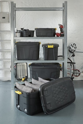 Strata Heavy Duty Storage Box with Wheels 145 Litre