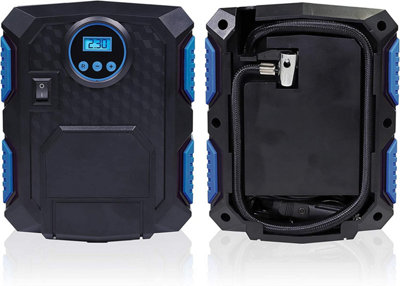 Streetwize 12V LCD Digital Car Tyre Air Compressor with Built-in Light ...