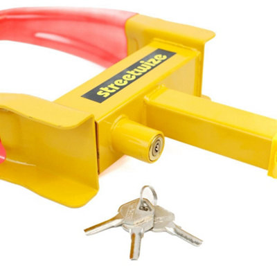 Streetwize Caravan, Car, van & Trailer Security Heavy Duty Claw Wheel ...