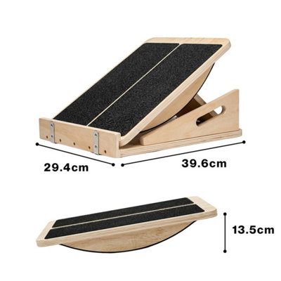 Stretch Board Balance Trainer Slant Board Incline Angle Adjustable