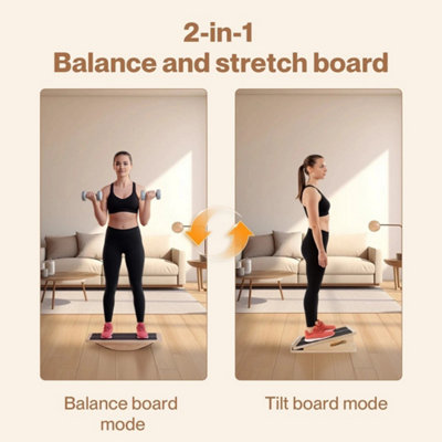 Stretch Board Balance Trainer Slant Board Incline Angle Adjustable