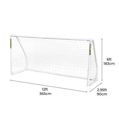 Strike Football Goal - 12ft x 6ft - Kids Soccer Practice Net for Park ...