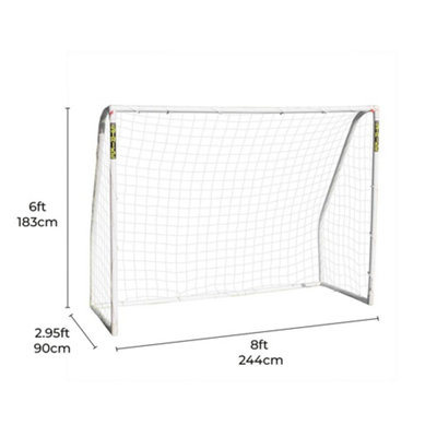 Strike Football Goal - 8ft x 6ft - Kids Soccer Practice Net for Park ...