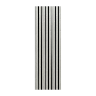 STRIVO Acoustic Wide Slat Wall Panel - Grey Oak