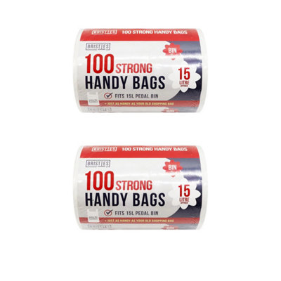 Strong Handy Bags 15L 100S x 2 Pack