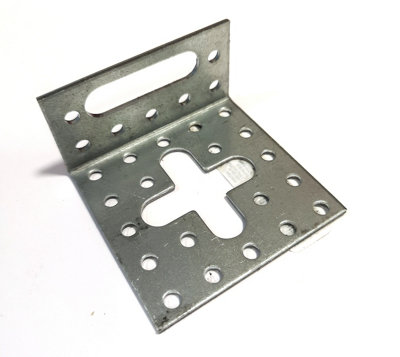 Buy Strong Metal Adjustable Angle Corner Bracket Zinc Plated Silver ...