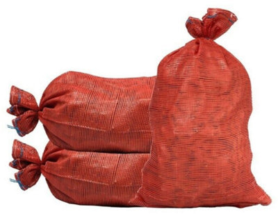 Strong Net Woven Sacks Wood Log Logs Kindling Vegetables Mesh Bags ...