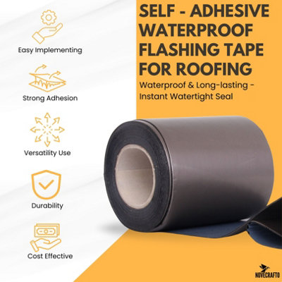 Strong Self Adhesive Flashing Tape for Roofing 150mm Width,10M Lead ...