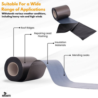 Strong Self Adhesive Flashing Tape for Roofing 150mm Width,10M Lead ...