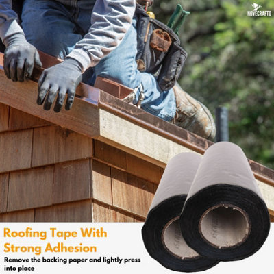 Strong Self Adhesive Flashing Tape for Roofing 225mm Width,10M Lead ...