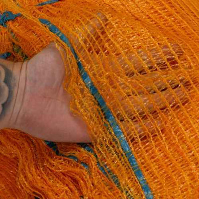 Strong Woven Net Sacks, 45cm x 60cm, Orange, Pack of 100, Mesh Log and ...