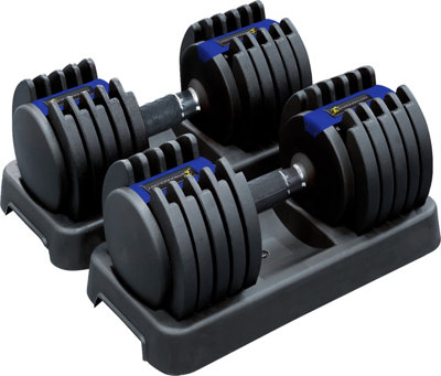Strongology Home Fitness Predator 20 Pair Smart Adjustable Dumbbells up ...