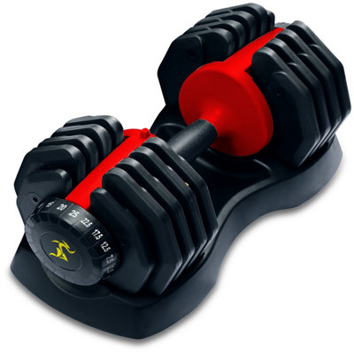 Strongology Urban25 Home Fitness Black Red Adjustable Smart Dumbbells ...