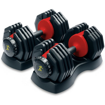 Strongology Urban25 Pair Black Red Home Fitness Adjustable Smart ...