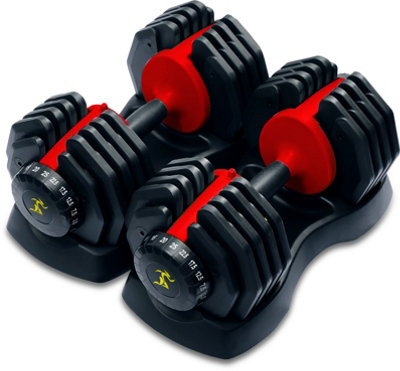 Strongology Urban25 Pair Home Fitness Black Red Adjustable Smart ...