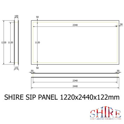 Structurally insulated Panel 122x1220x2440mm SIPs 100mm EPS insulation ...