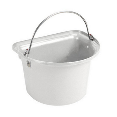 Stubbs Flat Sided Bucket White (15l)
