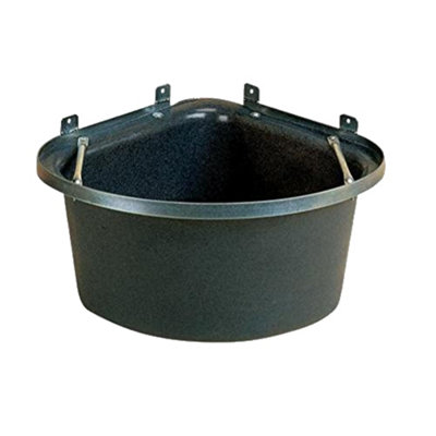 Stubbs Plastic Corner Manger Grey (One Size)