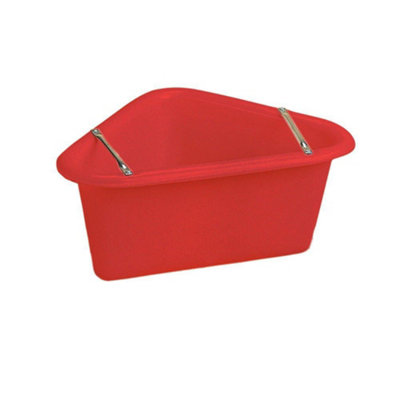 Stubbs Plastic Corner Manger Red (One Size)