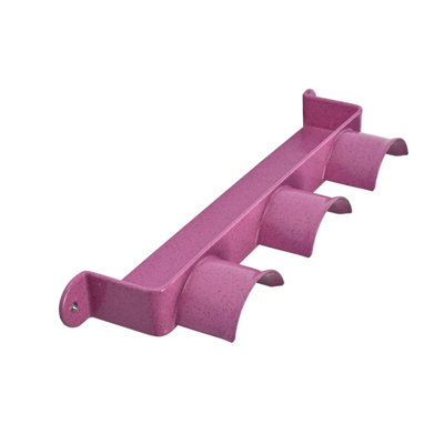 Stubbs Shelfie Bridle Rack Pink (One Size) | DIY at B&Q