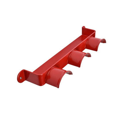 Stubbs Shelfie Bridle Rack Red (One Size) | DIY at B&Q