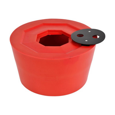 Stubbs Slo-Grazer Horse Slow Feeder Red (One Size)