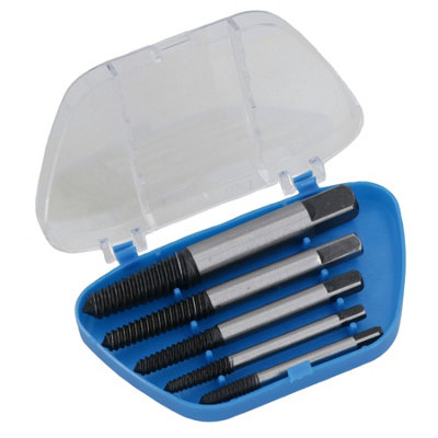 Stud / Bolt / Screw Extractor Remover Set for Rusted, Rounded, Seized Bolt