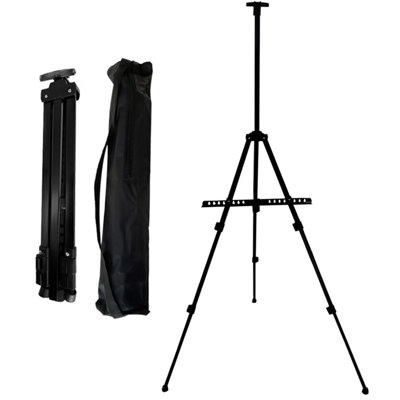 STUDIO EASEL ARTIST ART CRAFT DISPLAY EASEL METAL FULL STANDING TRIPOD ...