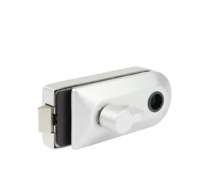 Studio Private Line glass door lock WC, DIN left outward, aluminium ...