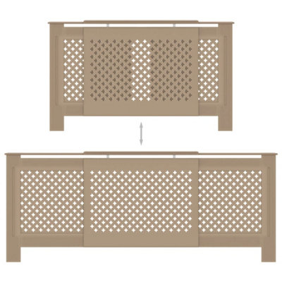 Sturdy and Durable MDF Radiator Cover 205 cm