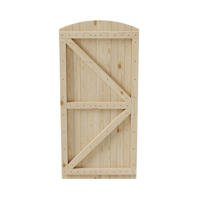 Sturdy Arch Top Pedestrian Gate with Durable Latch for Garden and ...