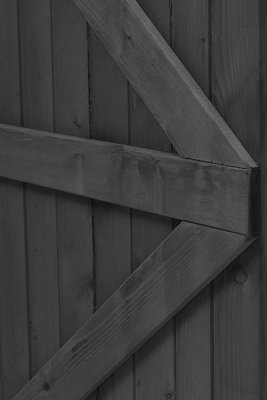 Sturdy Grey Arch Top Wooden Garden Gate in Pine, Ideal for Patios ...