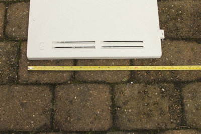 Sturdy Replacement Door for White Cavity Gas Meter Box - 15" x 21.5 ...