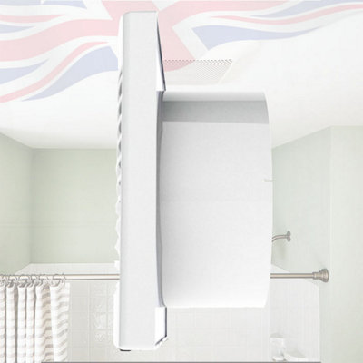 Styl 100mm Extractor Fan with Timer for Bathroom and Kitchen Ventilation