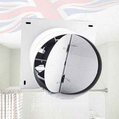 Styl 100mm Extractor Fan with Timer for Bathroom and Kitchen Ventilation