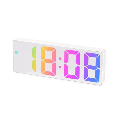 Style 4 LED Large Electronic Clock with Colourful Fonts